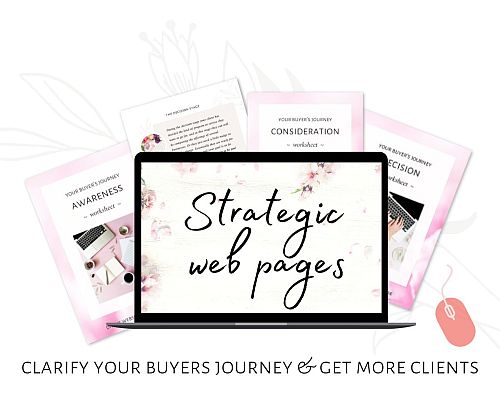 Strategic Website Pages - Clarify your Buyer's Journey - Websites with ...